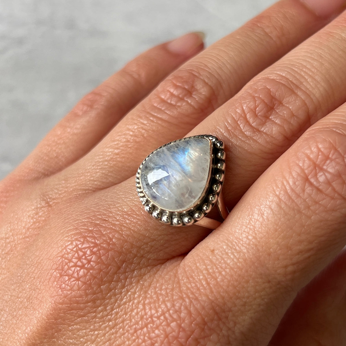Moonstone Native Ring – Totem By Trilogy Sanctuary